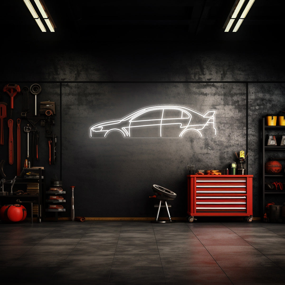 Lancer Evo X Neon Silhouette – Petrolvibes EU